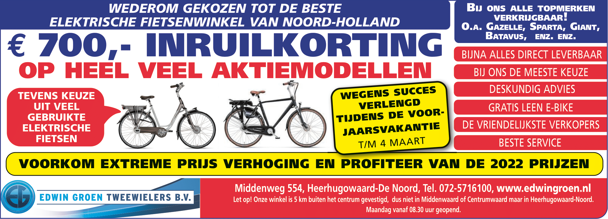 Topacties bij Edwin Groen